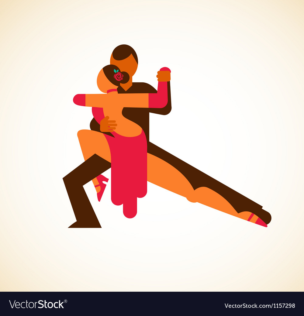 Tango dancer Royalty Free Vector Image - VectorStock