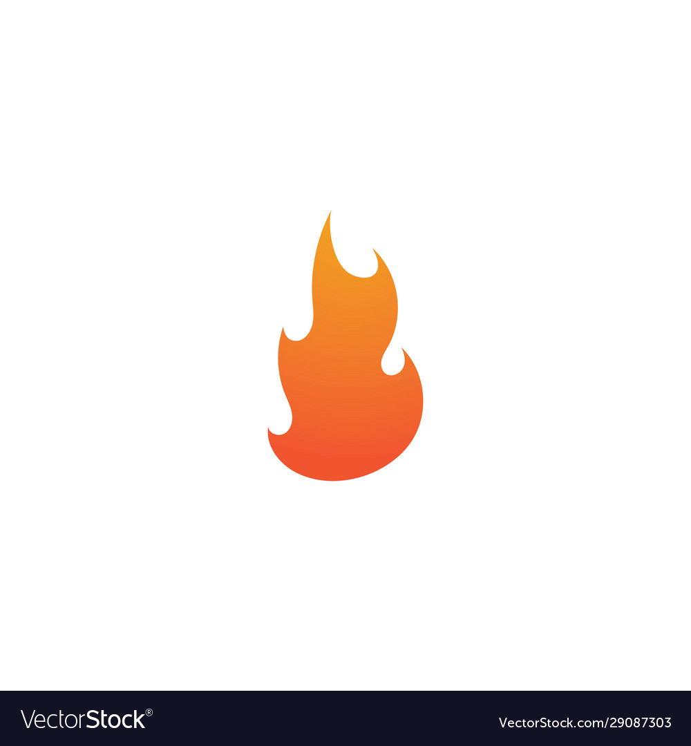Fire flame design Royalty Free Vector Image - VectorStock