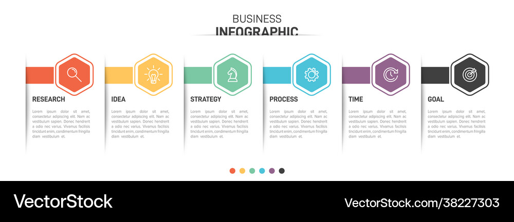 Infographic design with icons and 5 options Vector Image