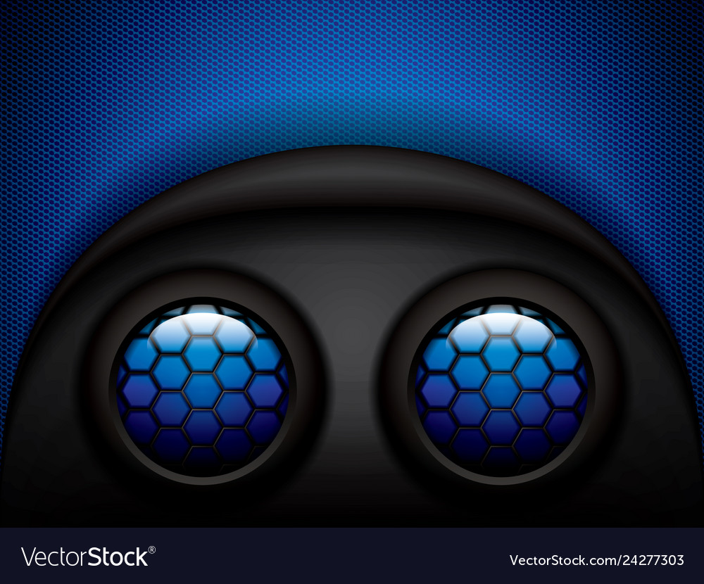 Robot face Royalty Free Vector Image - VectorStock