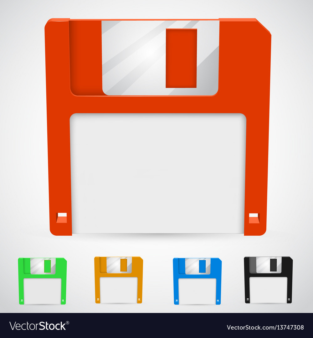 A floppy disk Royalty Free Vector Image - VectorStock