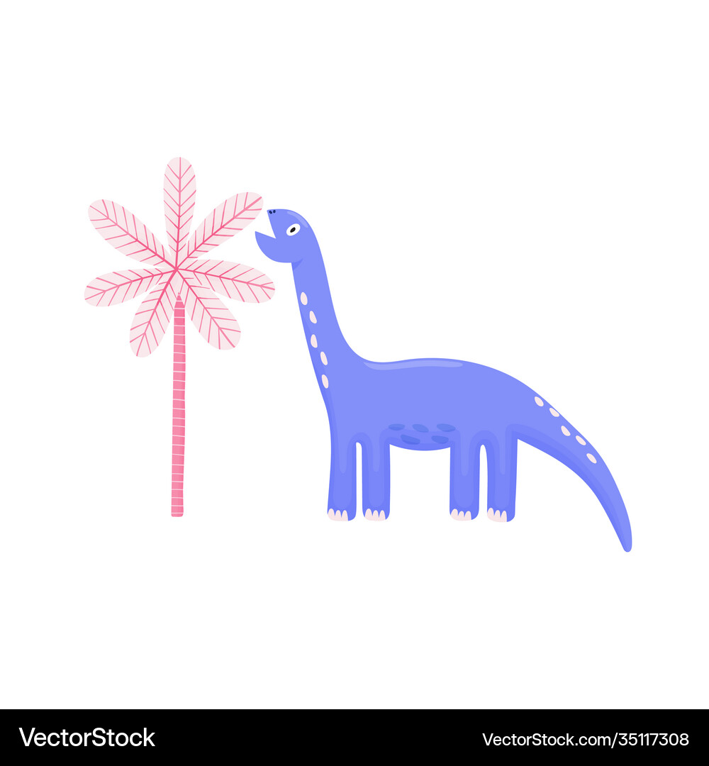 Brachiosaurus From Eating Trees