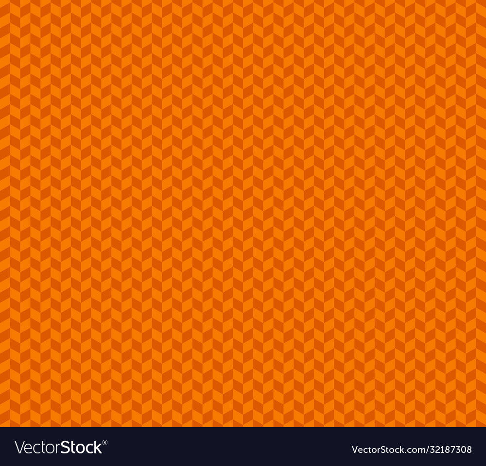 Orange herringbone check pattern Royalty Free Vector Image