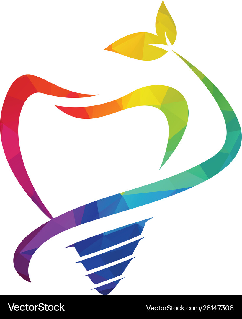 Tooth logo template for dentistry or dental Vector Image