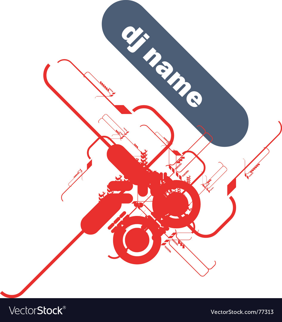 Dj cd cover Royalty Free Vector Image - VectorStock