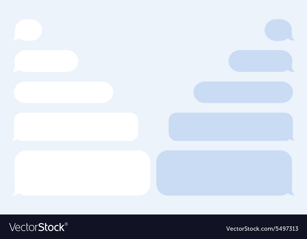 Modern sms or message icons Royalty Free Vector Image