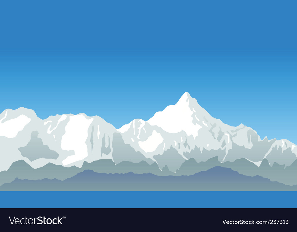 Mountain Royalty Free Vector Image - VectorStock