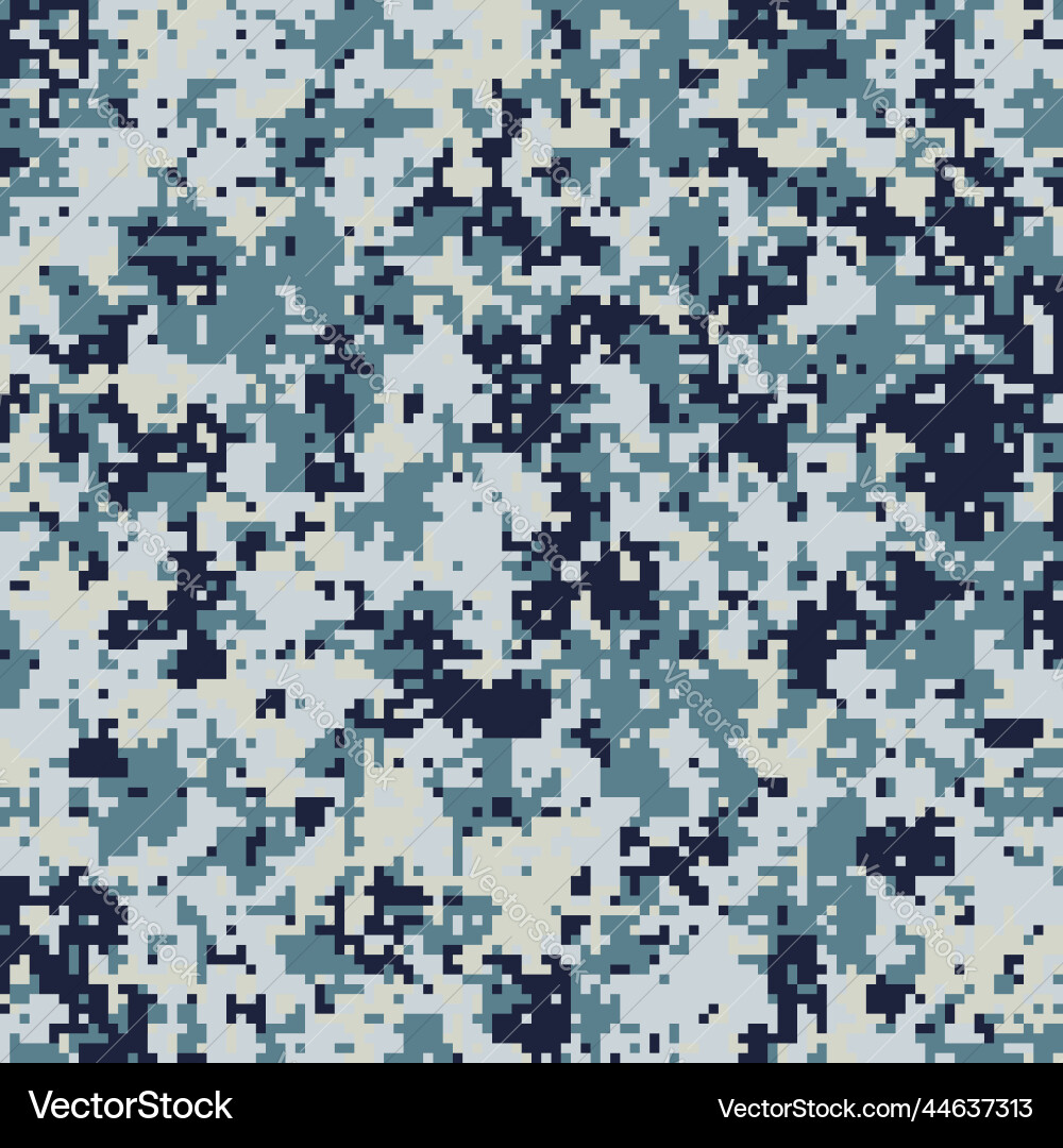 Pixel camouflage for a soldier army uniform Vector Image