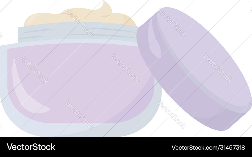 Face cream on white background Royalty Free Vector Image