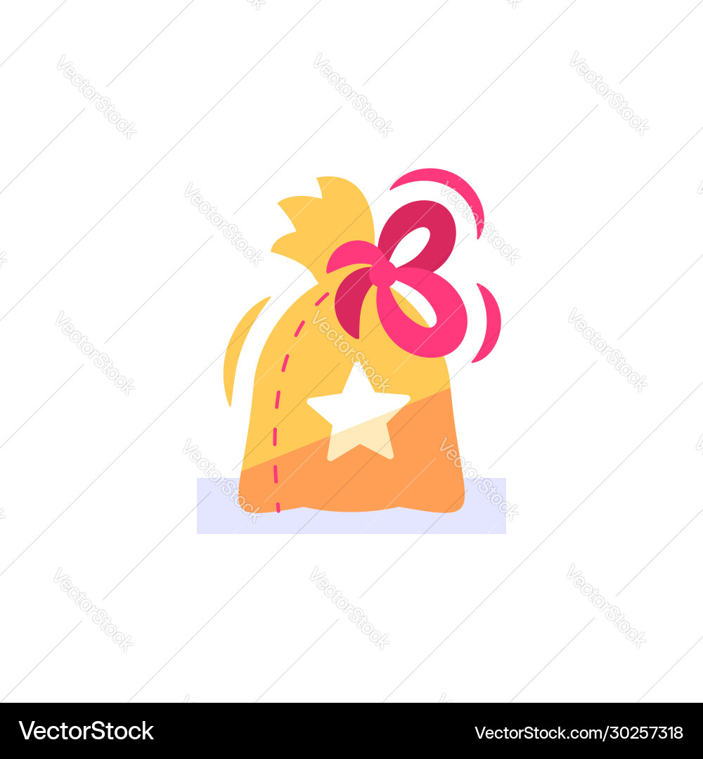 Surprise gift bag loyalty reward earn points Vector Image