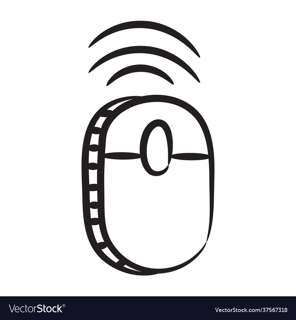 Wireless mouse Royalty Free Vector Image - VectorStock