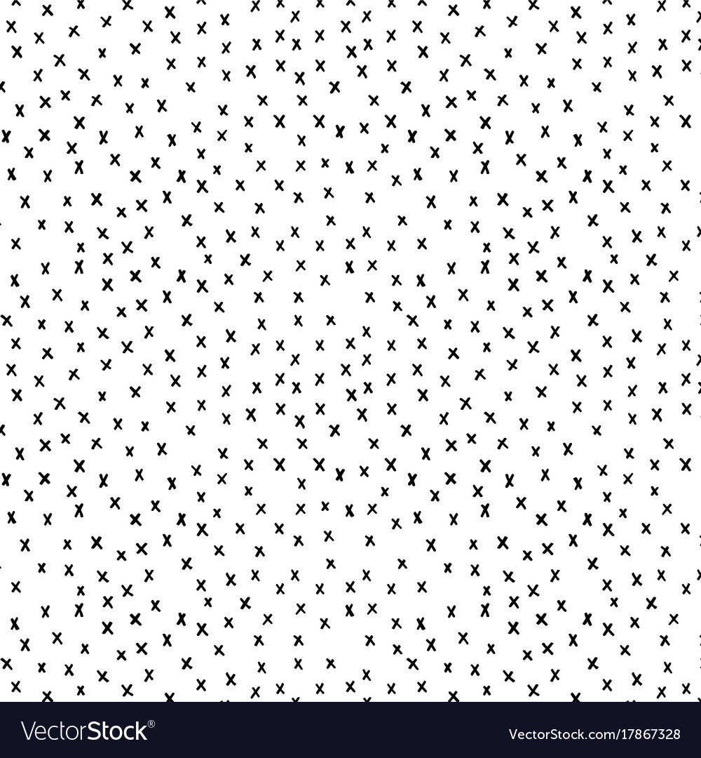 Handmade cross seamless pattern Royalty Free Vector Image