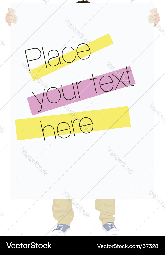 Poster template Royalty Free Vector Image - VectorStock