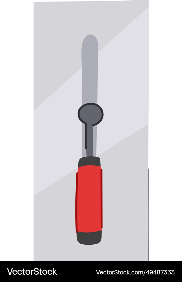 Equipment trowel cartoon Royalty Free Vector Image