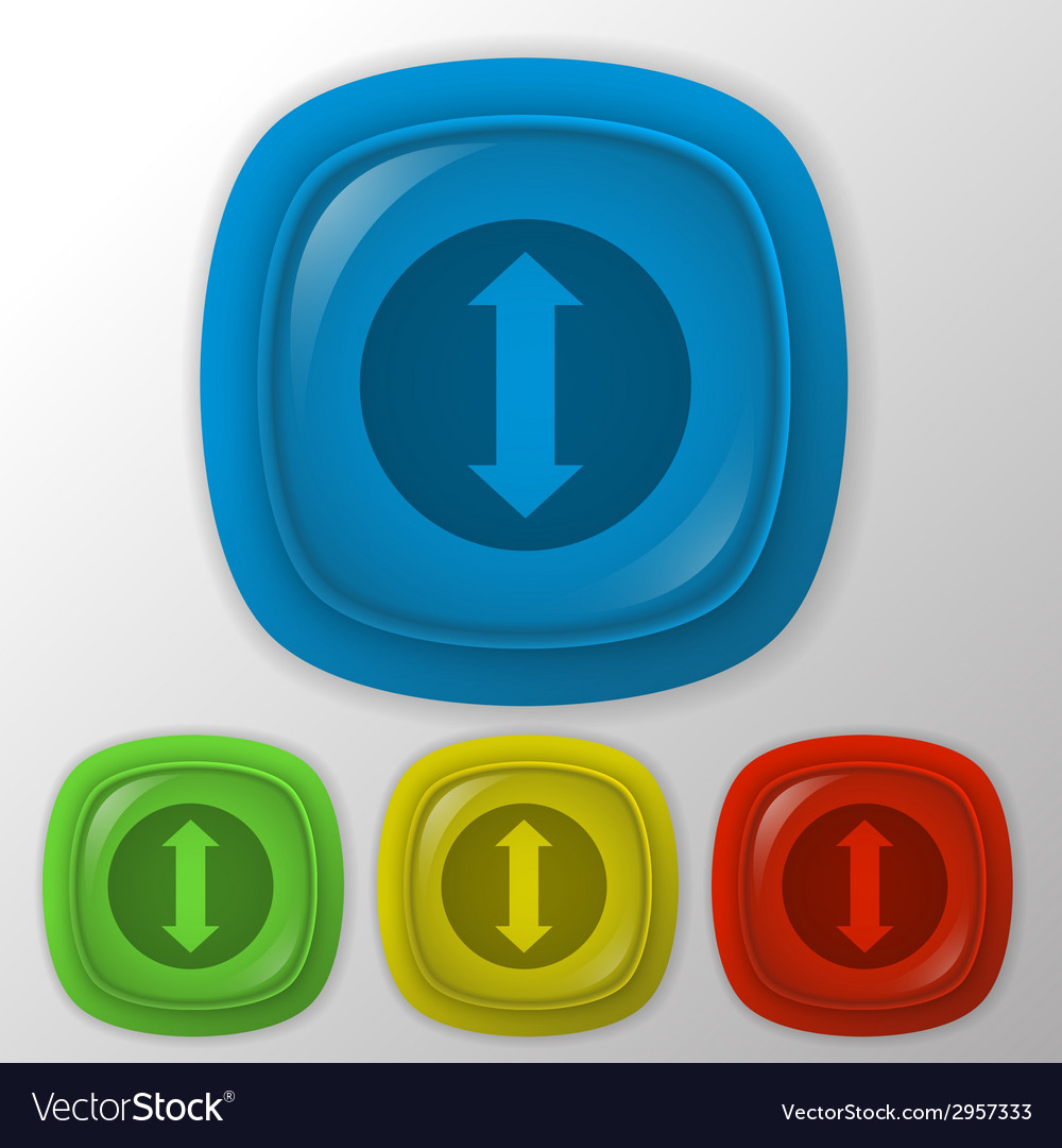 Move arrows Royalty Free Vector Image - VectorStock