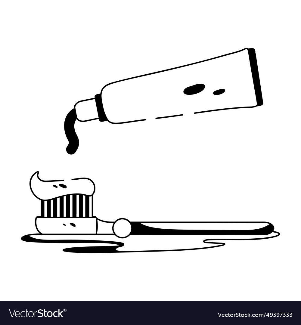 Toothpaste Royalty Free Vector Image - VectorStock