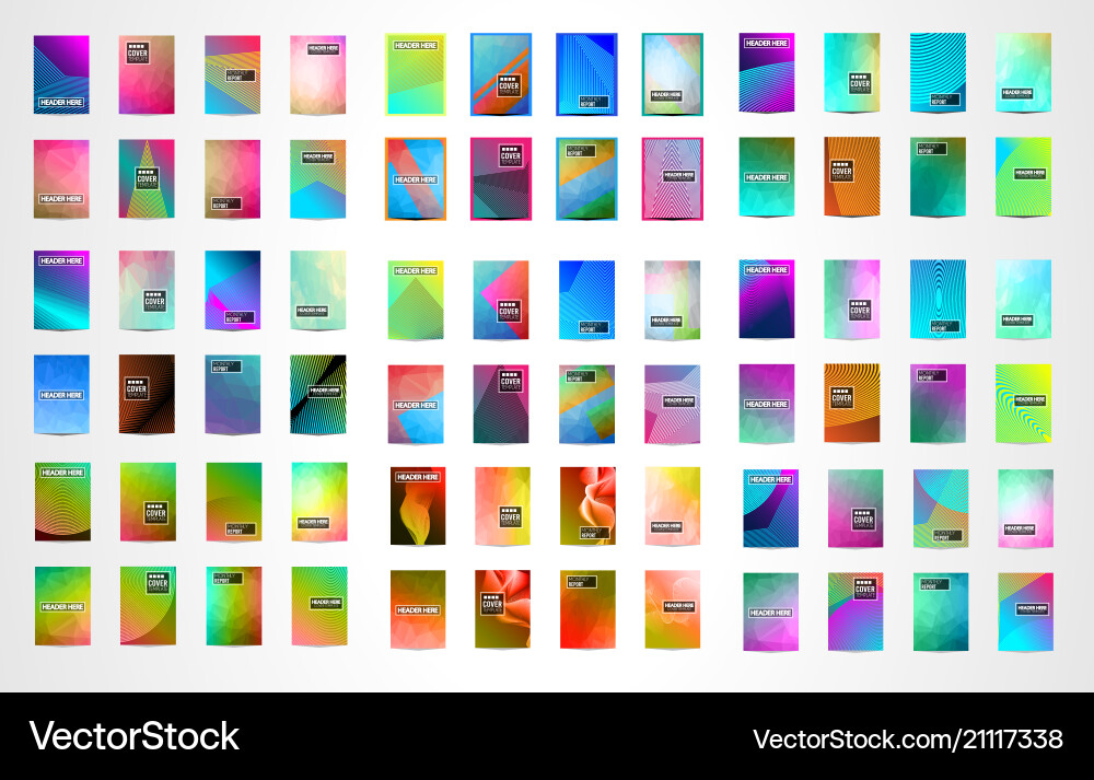 Brochure template flyer design or depliant cover Vector Image