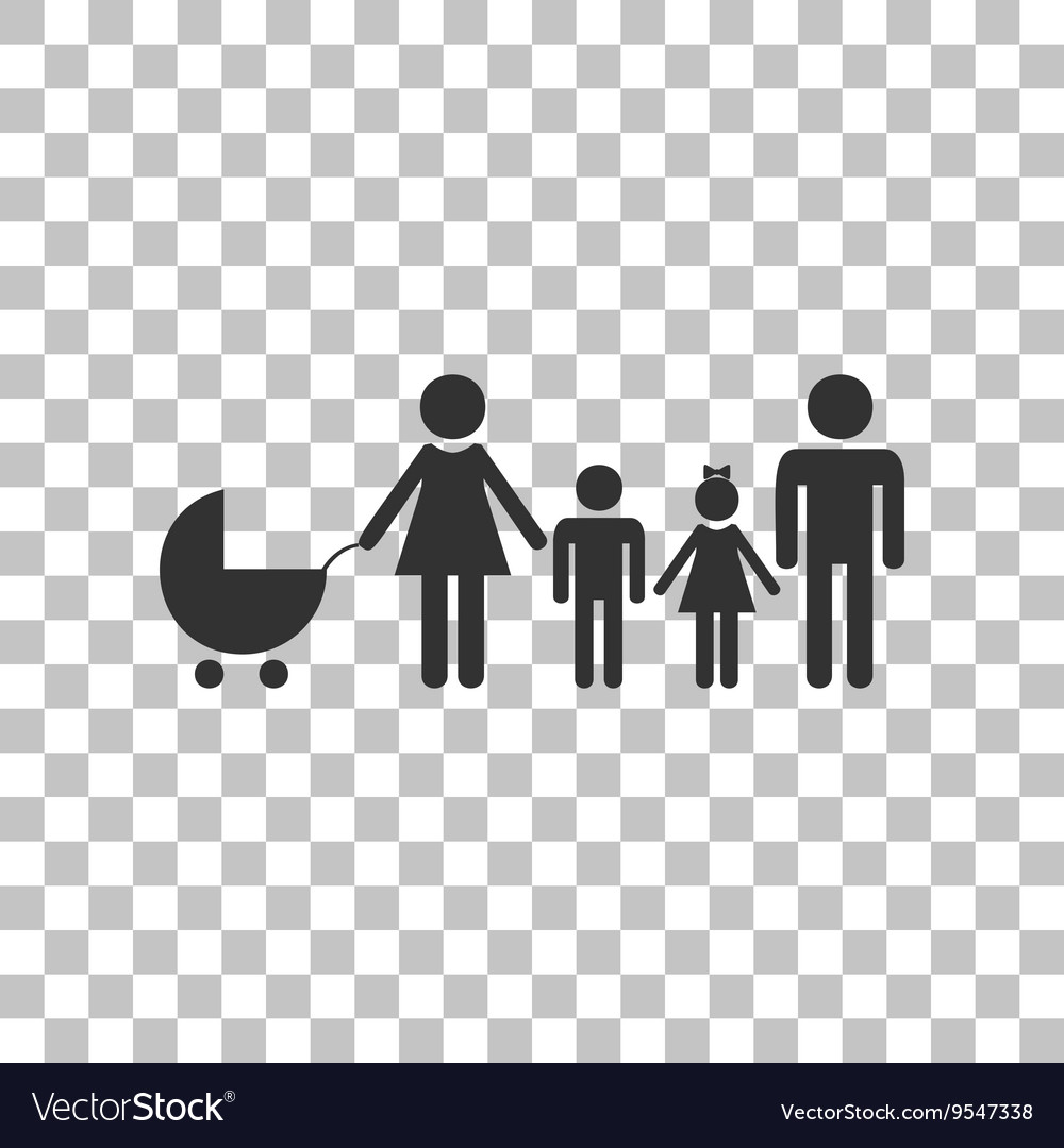 Family sign dark gray icon Royalty Free Vector Image Family sign dark gray icon Royalty Free Vector Image