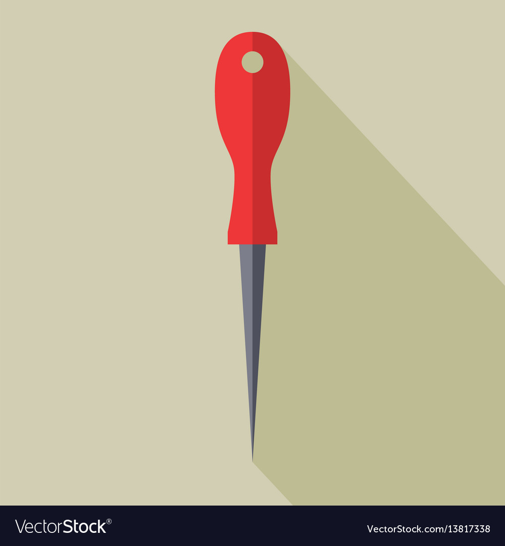 Sharp awl tool Royalty Free Vector Image - VectorStock