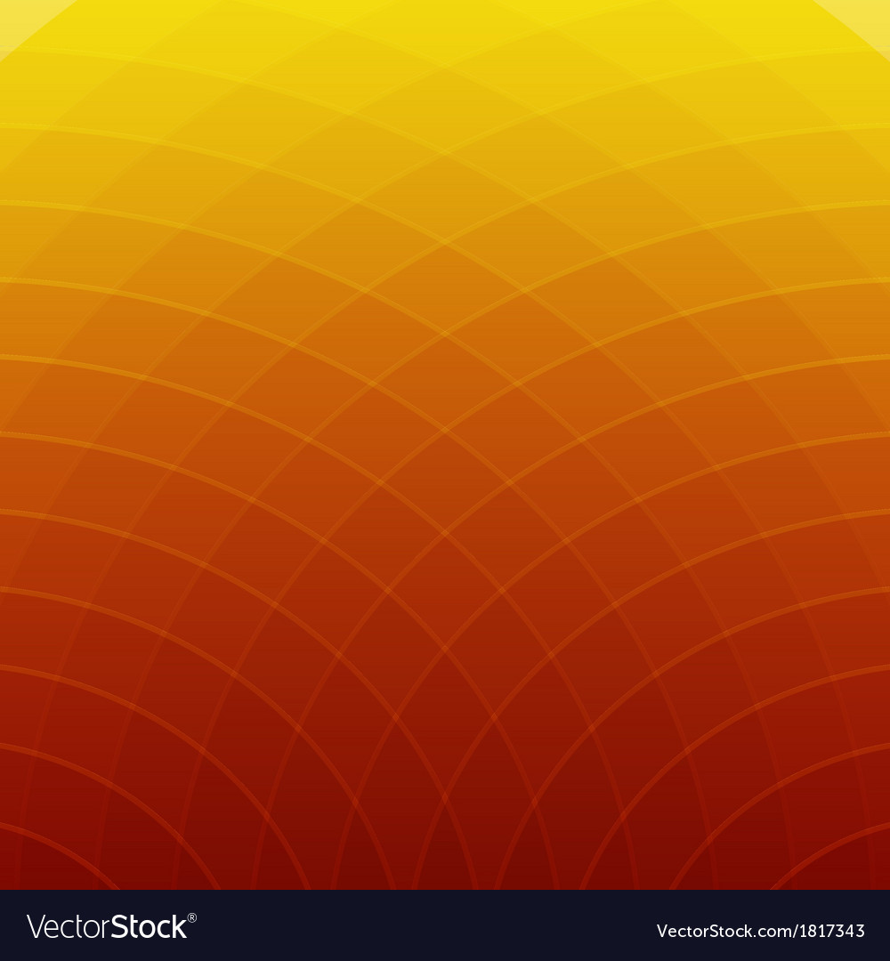 Dynamic Orange & Yellow Line Pattern Vector Image