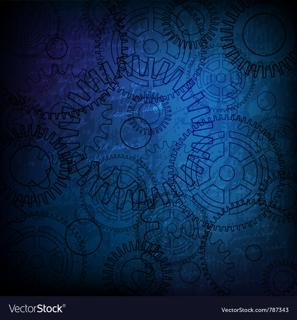 Gears background Royalty Free Vector Image - VectorStock