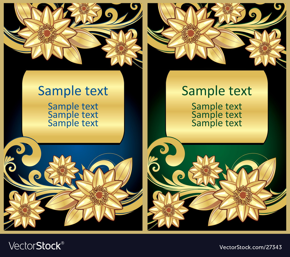Gold pattern Royalty Free Vector Image - VectorStock