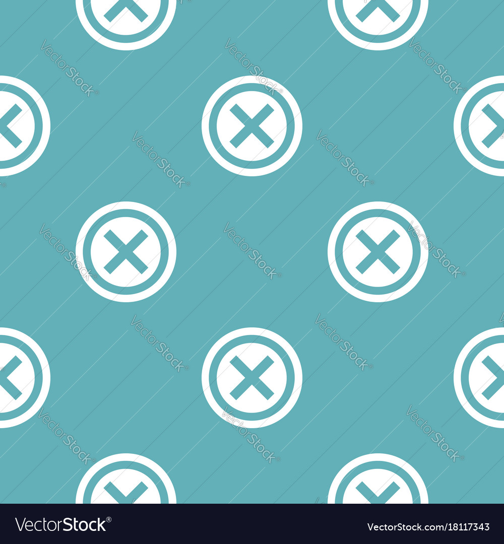 Not pattern seamless blue Royalty Free Vector Image