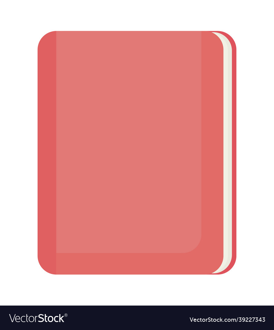 Red notebook Royalty Free Vector Image - VectorStock Red notebook Royalty Free Vector Image - VectorStock