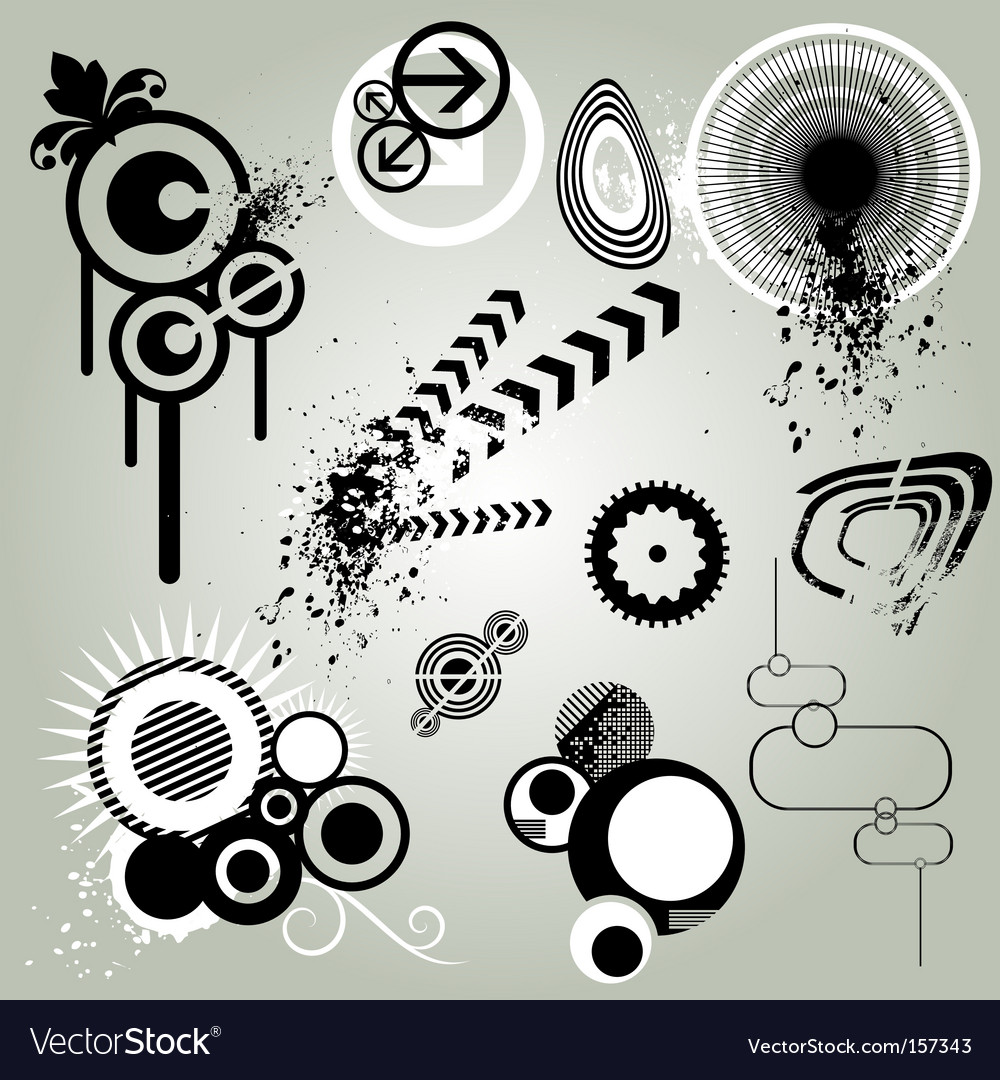 Retro design element Royalty Free Vector Image