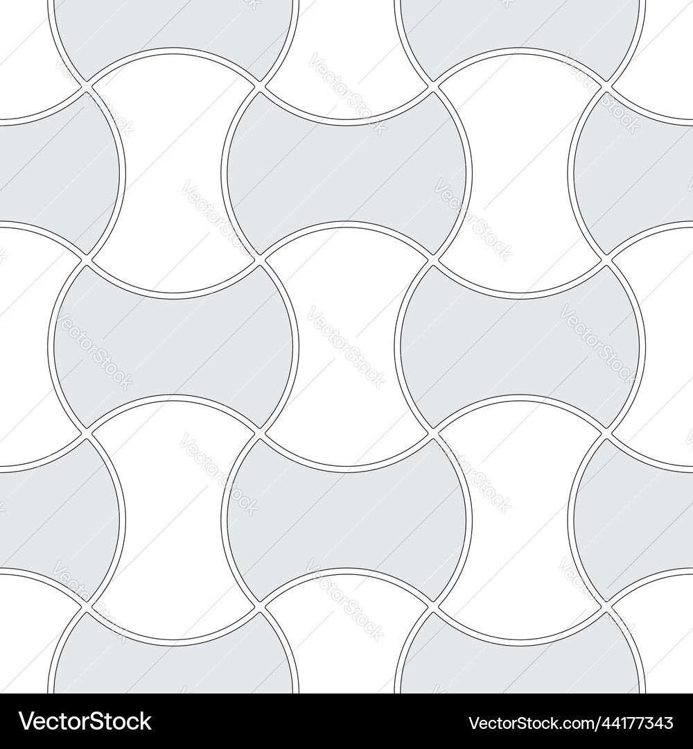 Seamless pattern of paving slabs in the shape Vector Image