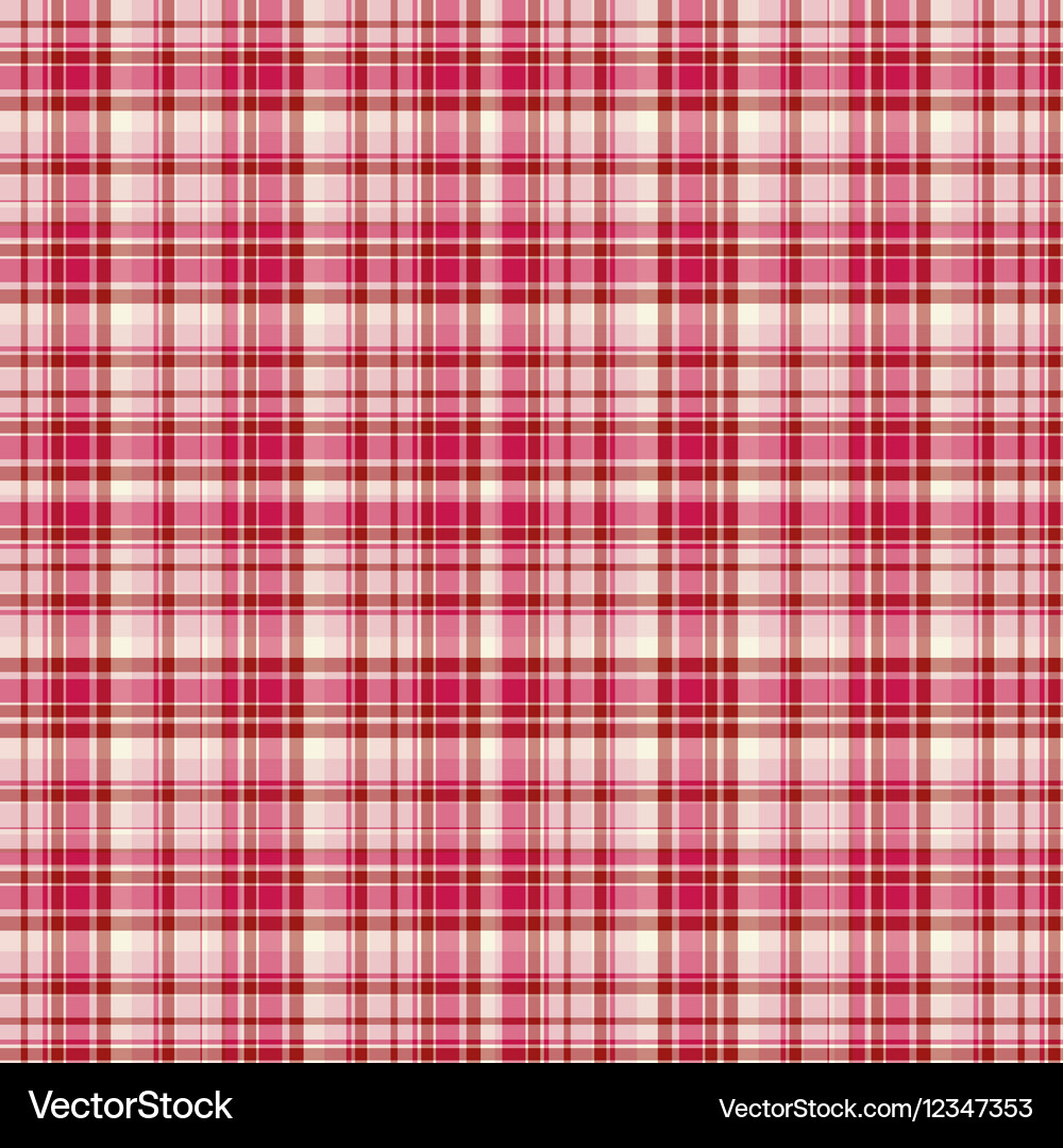 Checkered fabric tartan textile seamless Vector Image