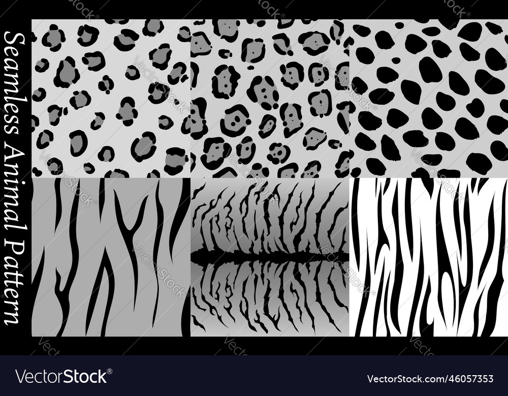 Seamless pattern cheetah pattern Royalty Free Vector Image