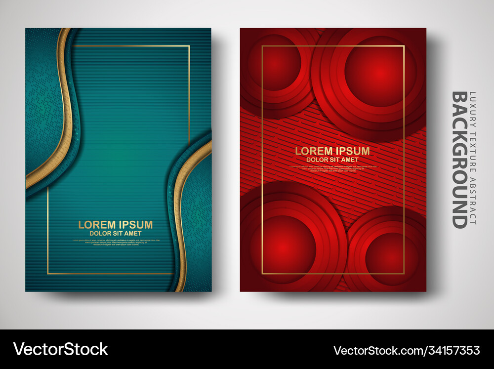 Set cover design template with futuristic Vector Image