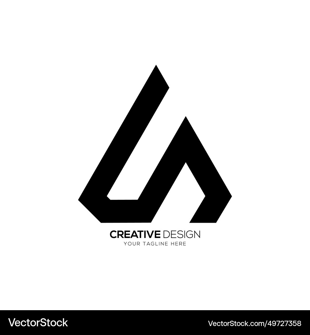 Letter s modern unique professional shapes Vector Image