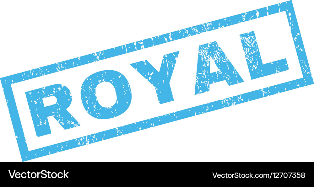 Royal rubber stamp Royalty Free Vector Image - VectorStock