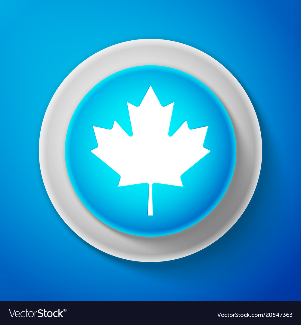 Canadian maple leaf icon canada symbol Royalty Free Vector