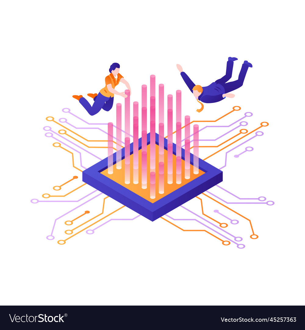 Future technologies concept Royalty Free Vector Image