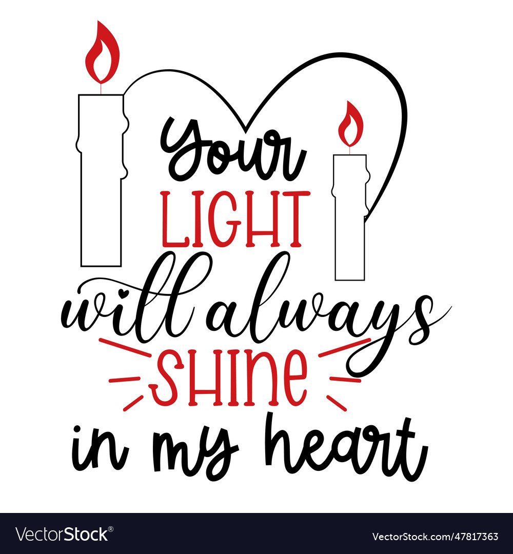 In loving memory lettering Royalty Free Vector Image