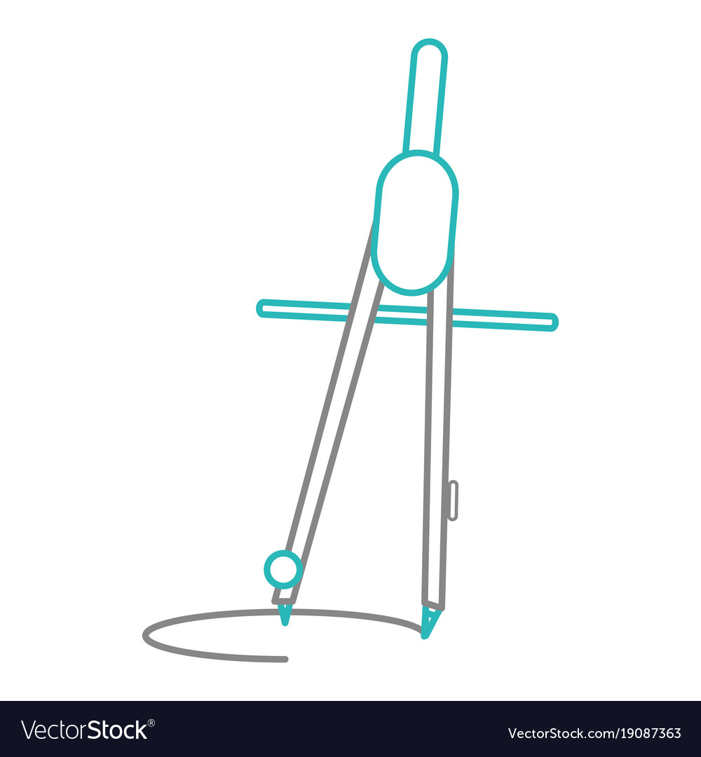 Isolated compass design Royalty Free Vector Image