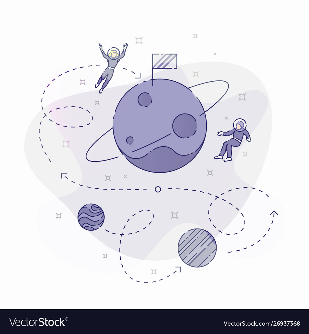 Developers executing strategy Royalty Free Vector Image