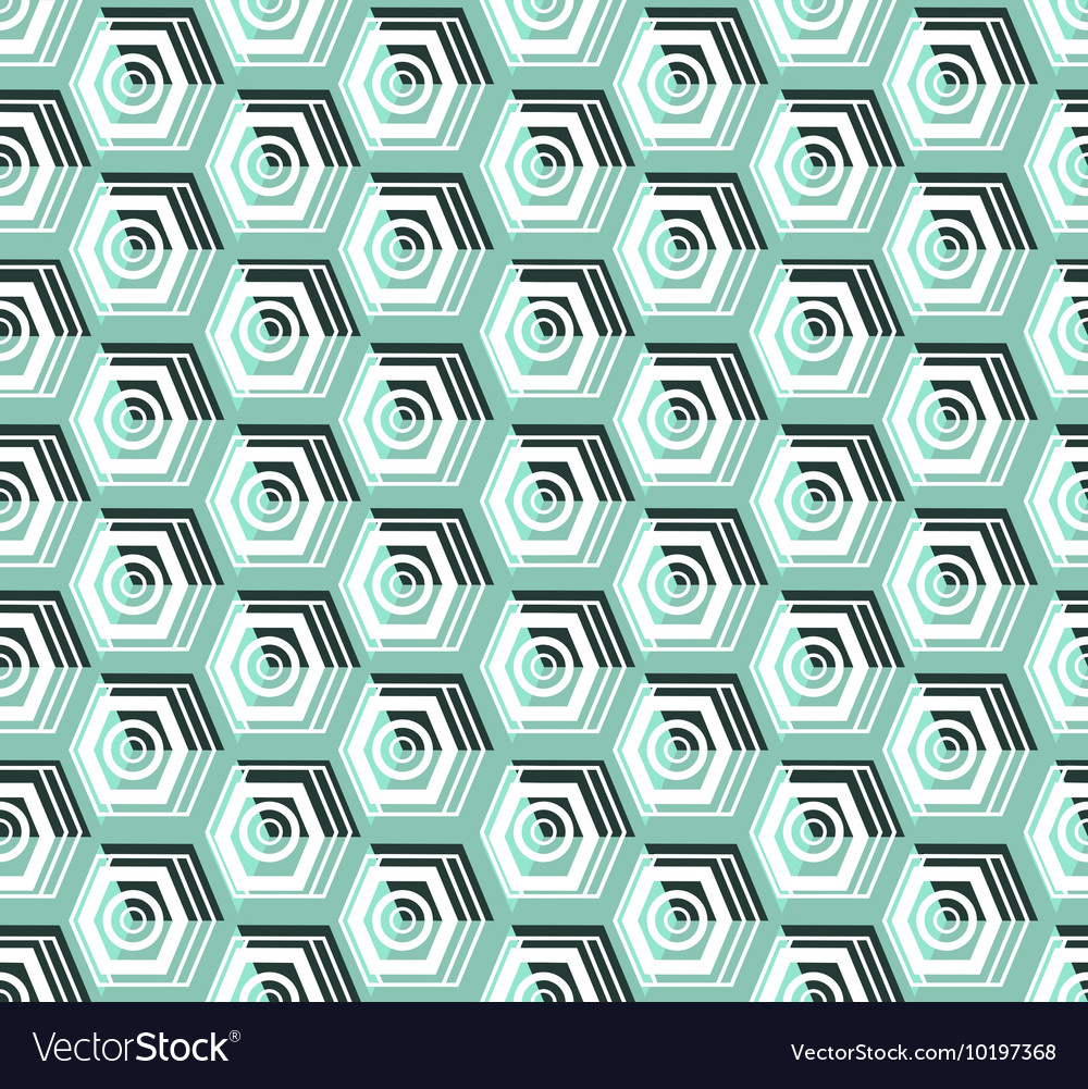 Isometric cubes seamlessly repeatable pattern 3d Vector Image