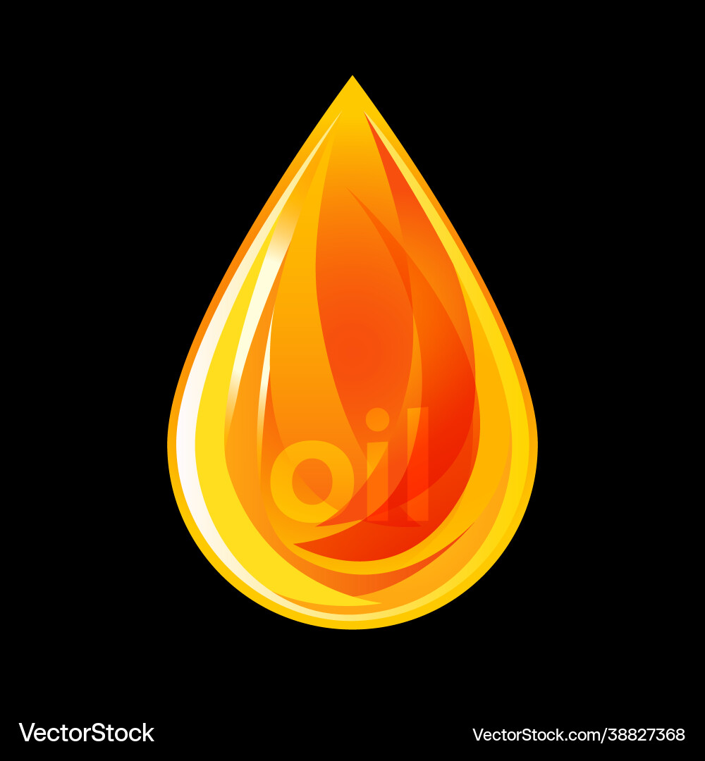 Oil company logo Royalty Free Vector Image - VectorStock