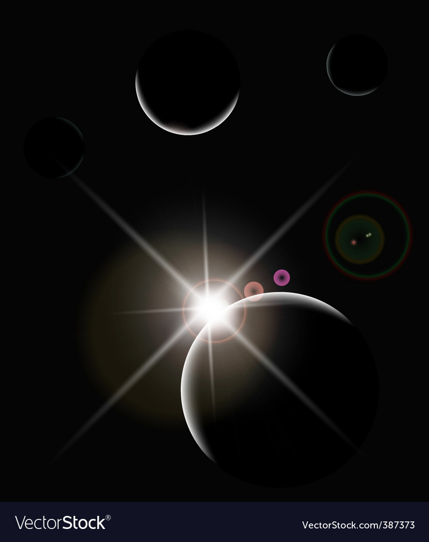 Solar background Royalty Free Vector Image - VectorStock