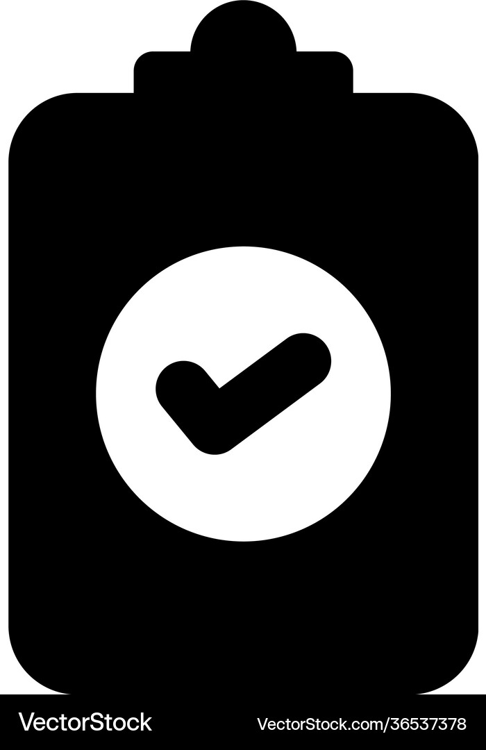 Approved file Royalty Free Vector Image - VectorStock