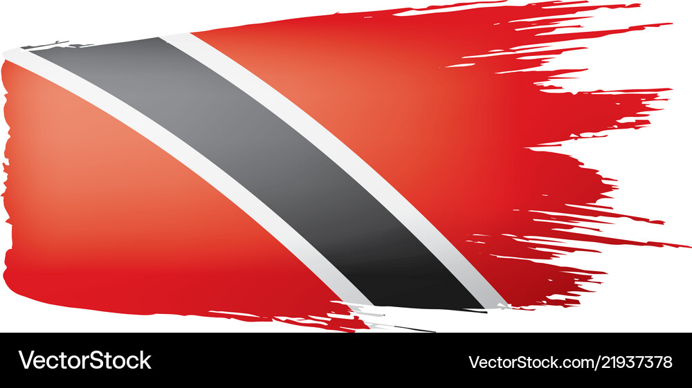 Trinidad and tobago flag Royalty Free Vector Image
