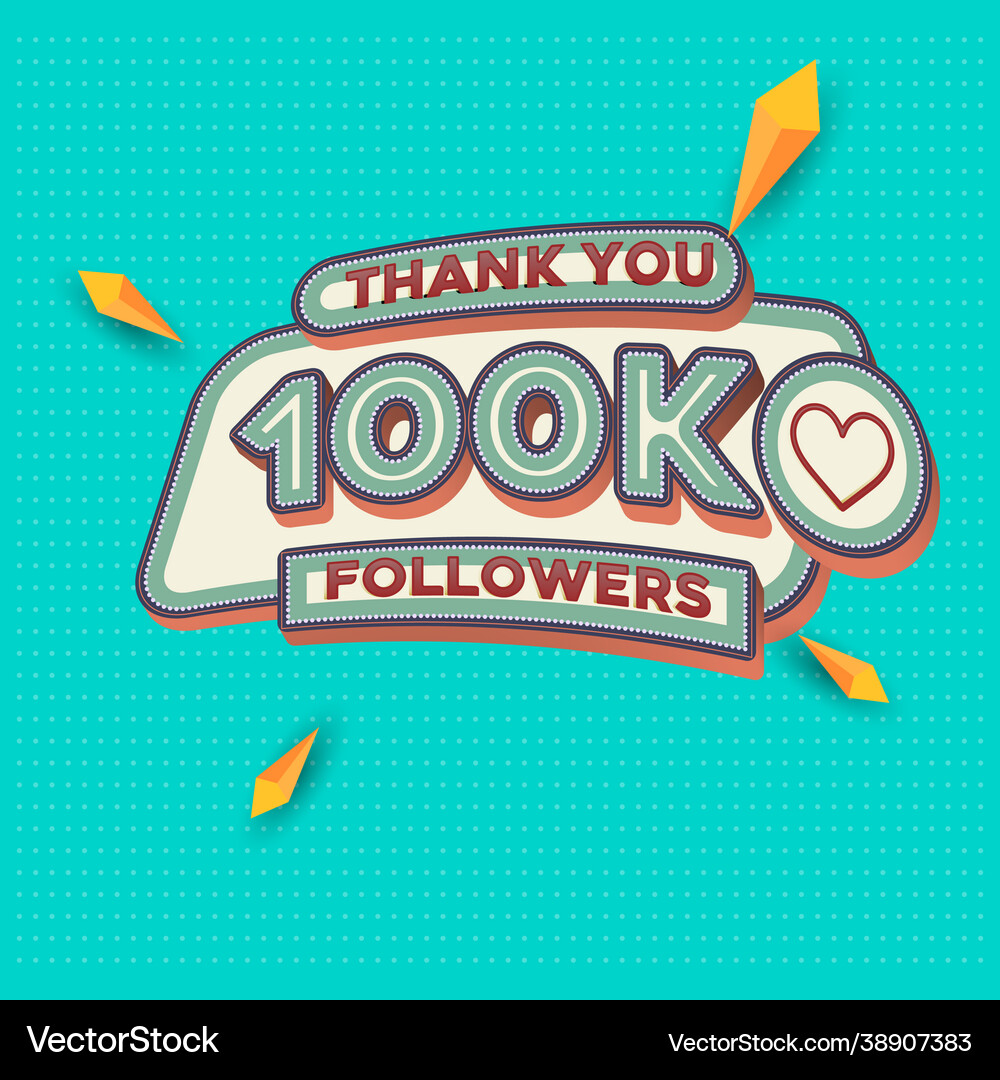 2000 followers square banner modern look Vector Image