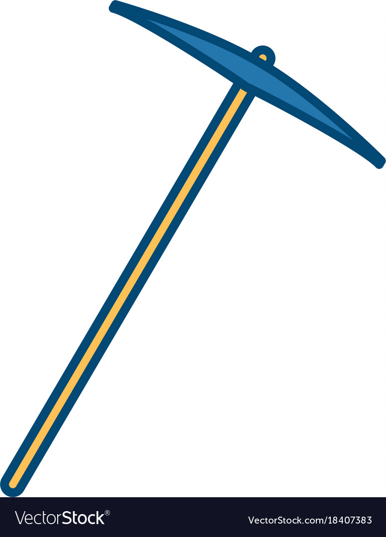 Pick construction tool Royalty Free Vector Image