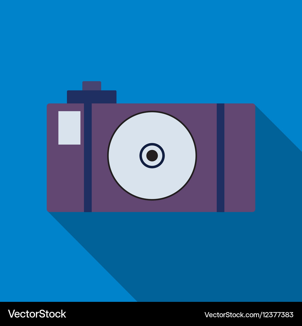 Professional photocamera symbol Royalty Free Vector Image