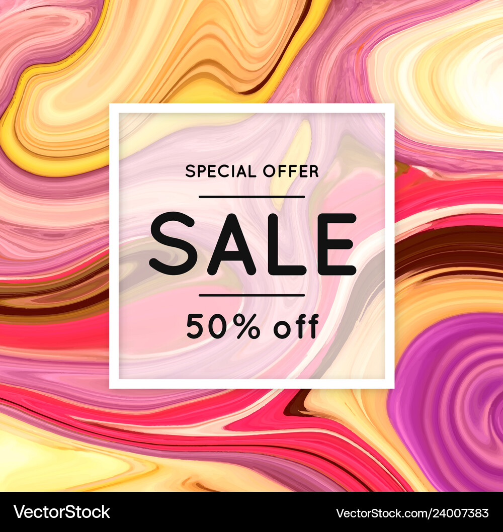 Sale marbling marble texture discount Royalty Free Vector