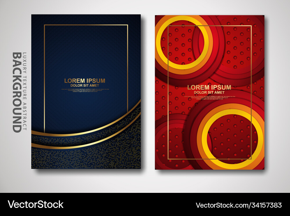 Set cover design template with futuristic Vector Image